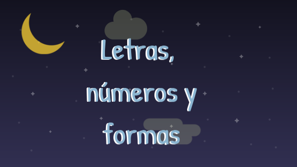 letras, números y formas | Genially