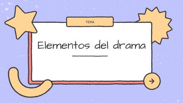ELEMENTOS DEL DRAMA | Genially