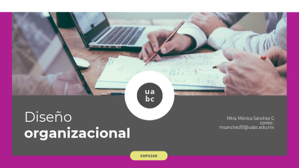 Diseno org Encuadre del curso | Genially