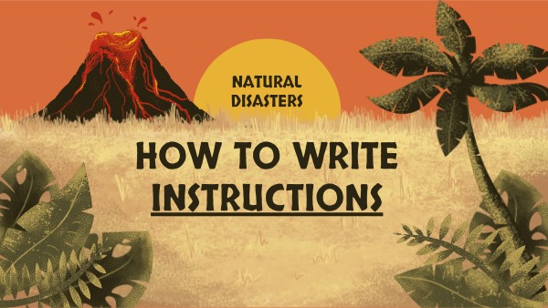 VIRTUAL *: Instructions Natural Disasters Session 2 | Genially