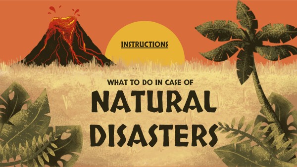 VIRTUAL *: Natural Disasters Session 1