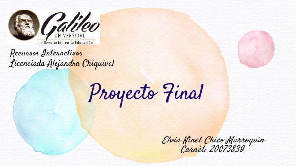 Proyecto final