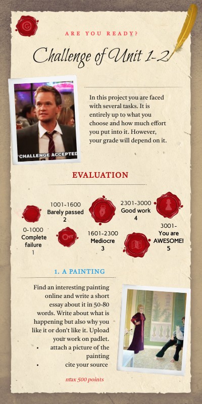 EF Pre-intermediate Challenge Unit 1-2