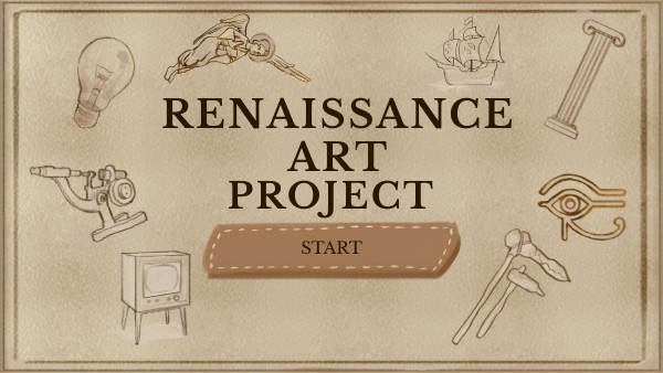 Art project of renaissance