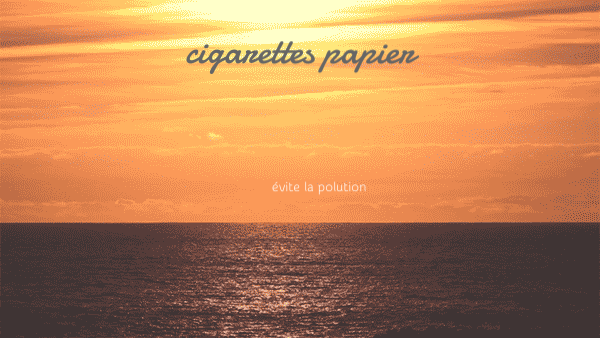 cigarettes papier