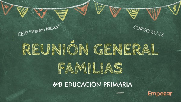 Reunión inicio del curso 21/22 | Genially