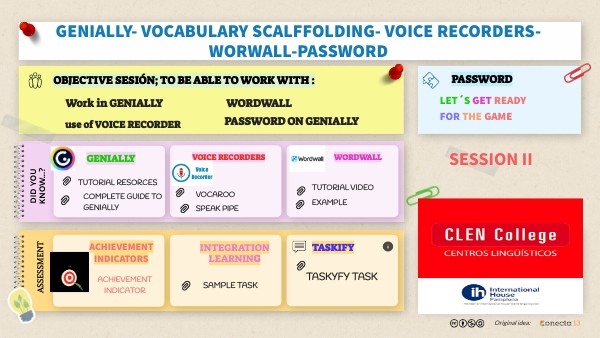 SESSION 2 VOCABULARY AND TOOLS | Genially