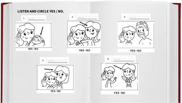 LISTEN AND CIRCLE YES/NO
