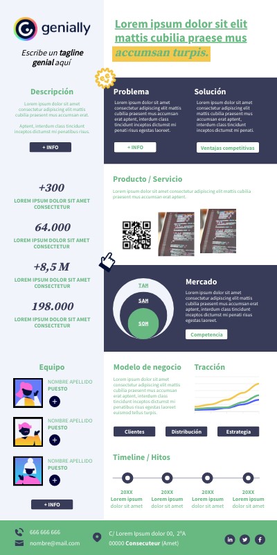 ONE PAGER VERTICAL GENIAL