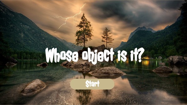 Whose is it Part 2 sans aide