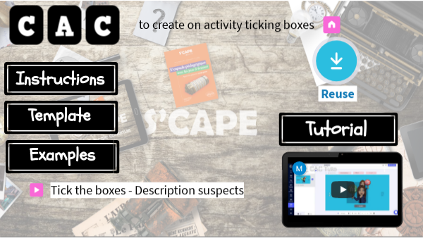 CAC Scape | Genially