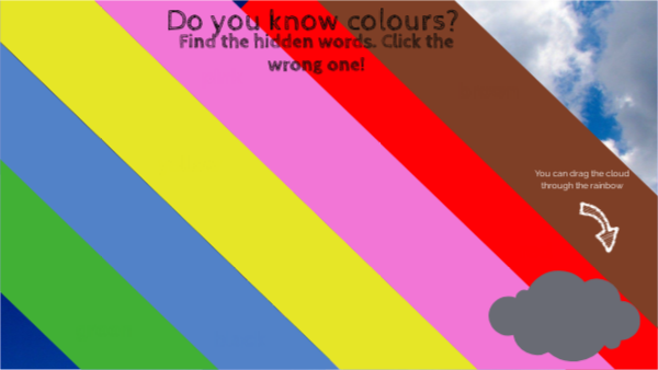 Rainbow words | Genially