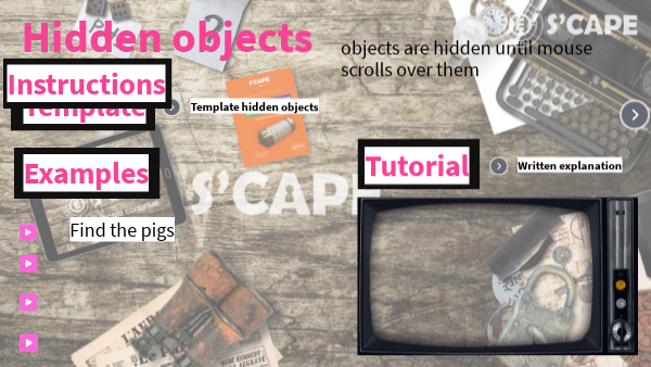Example Hidden Objects | Genially