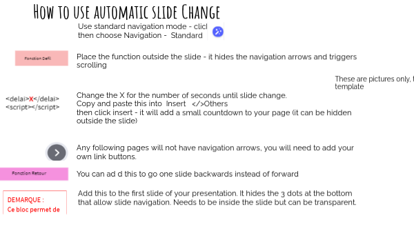 Automatic forward template | Genially