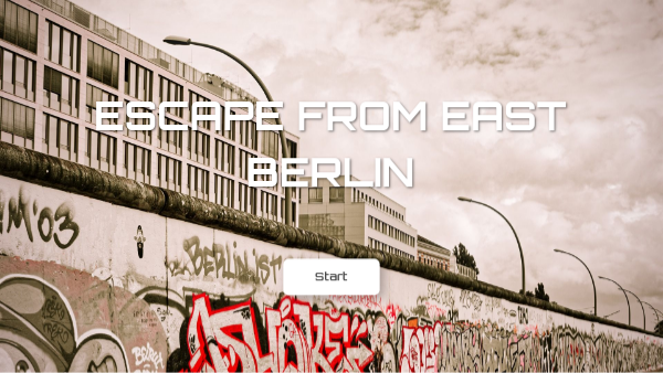 Sample Escape from East Berlin | Genially
