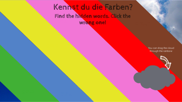 Rainbow finder | Genially