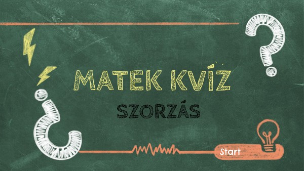 Matek kvíz | Genially