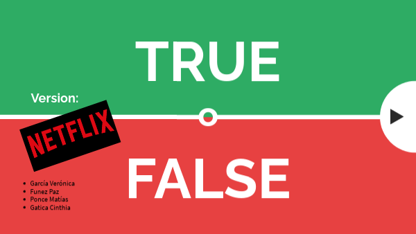 true or false | Genially
