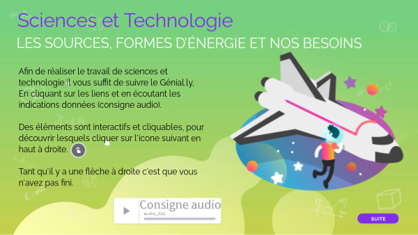 LES SOURCES, FORMES D’ÉNERGIE ET NOS BESOINS