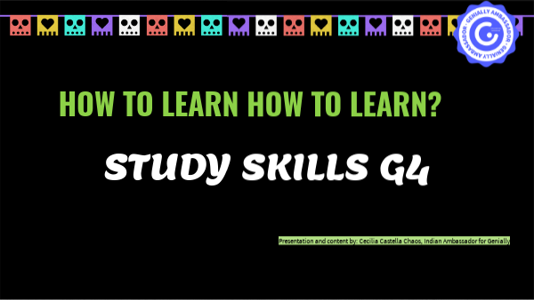 G4 STUDY SKILLS | Genially