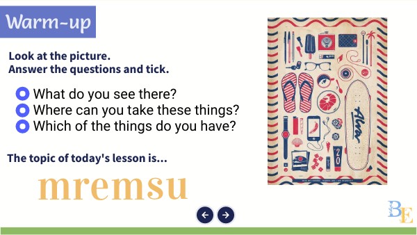 My summer plans | Genially