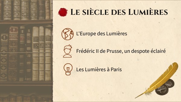 Le siècle des Lumières