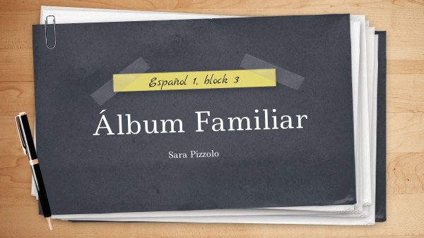 Álbum Familiar | Genially