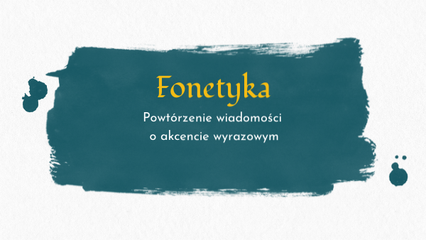 Fonetyka | Genially