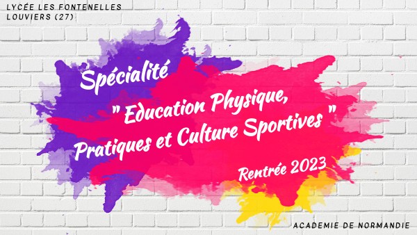 Spécialité EPPCS Lycée Les Fontenelles - Louviers (27) Version janv 23 | Genially