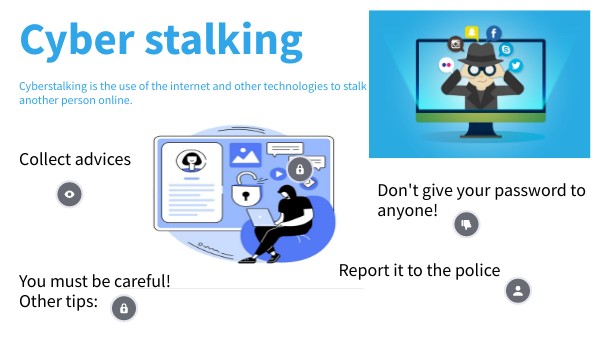 Cyber stalking (Maria and Rita)