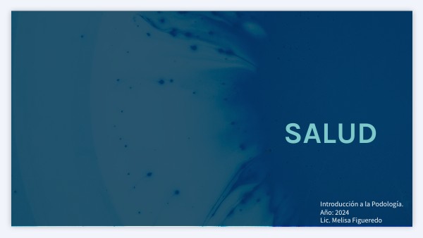 PRESENTACIÓN CIENCIA Y SALUD