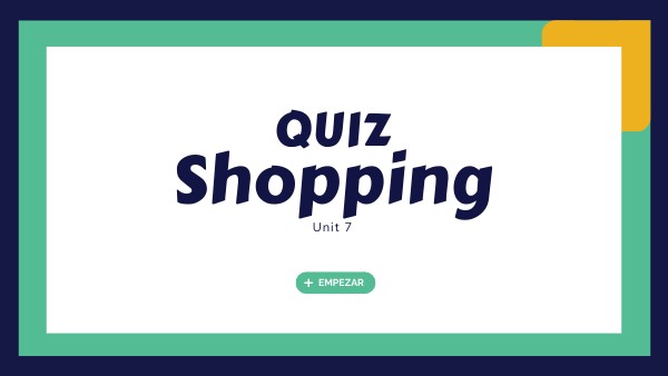 QUIZ TYPES OF SHOPS | Genially