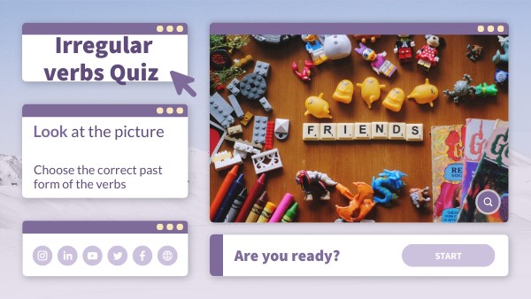 QUIZ IRRREGULAR VERBS | Genially