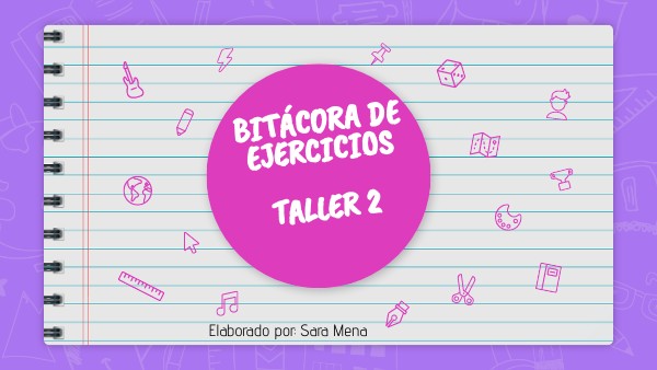 BITACORA DE EJERCICIOS-LITERATURA