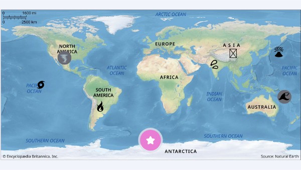 Interactive Catastrophic Events Map | Genially