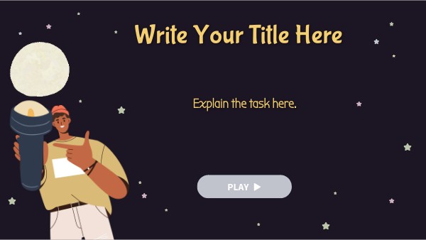 Flashlight Quiz | Genially