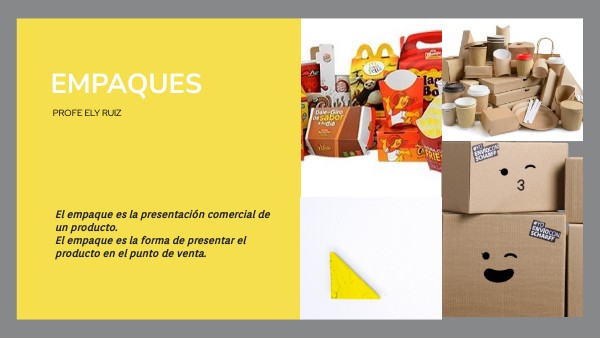 DISEÑO DE EMPAQUES | Genially