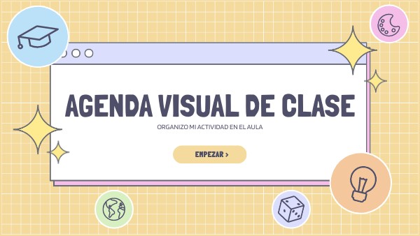 AGENDA VISUAL INFANTIL