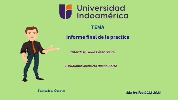 INFORME FINAL | Genially