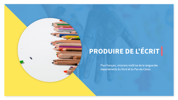 Produire de l'écrit | Genially