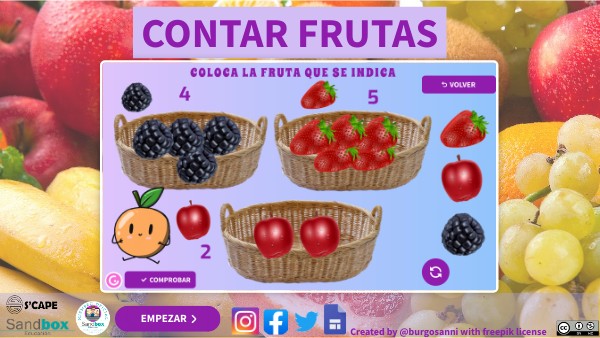 contar frutas | Genially