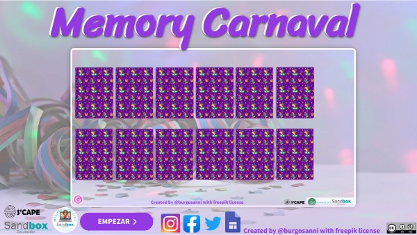 Memory Carnaval 2023 | Genially