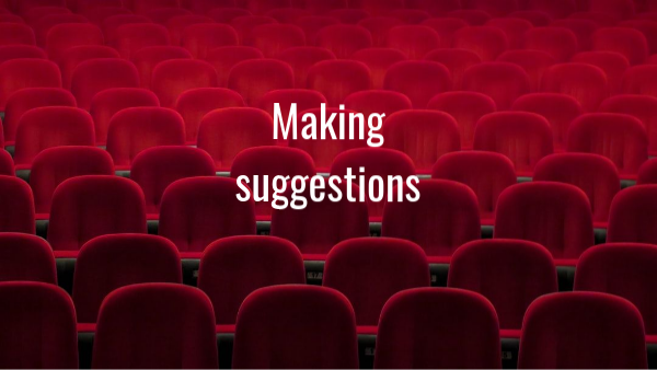 Making suggestions | Genially