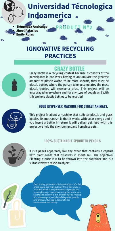 IGNOVATIVE RECYCLING PRACTICES