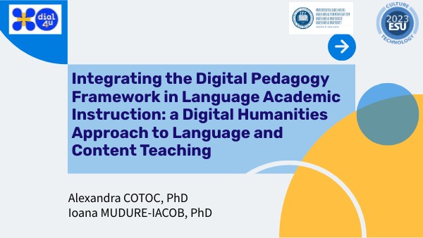 Integrating the Digital Pedagogy Framework in Language Academic Instru