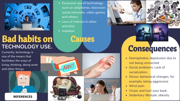 Bad habits on technology use