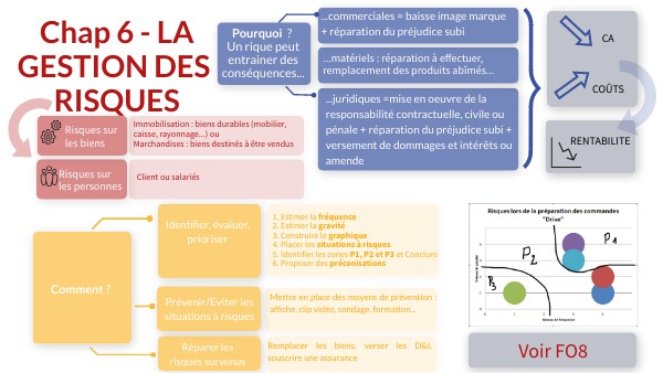 Gestion Risques- Carte mentale | Genially
