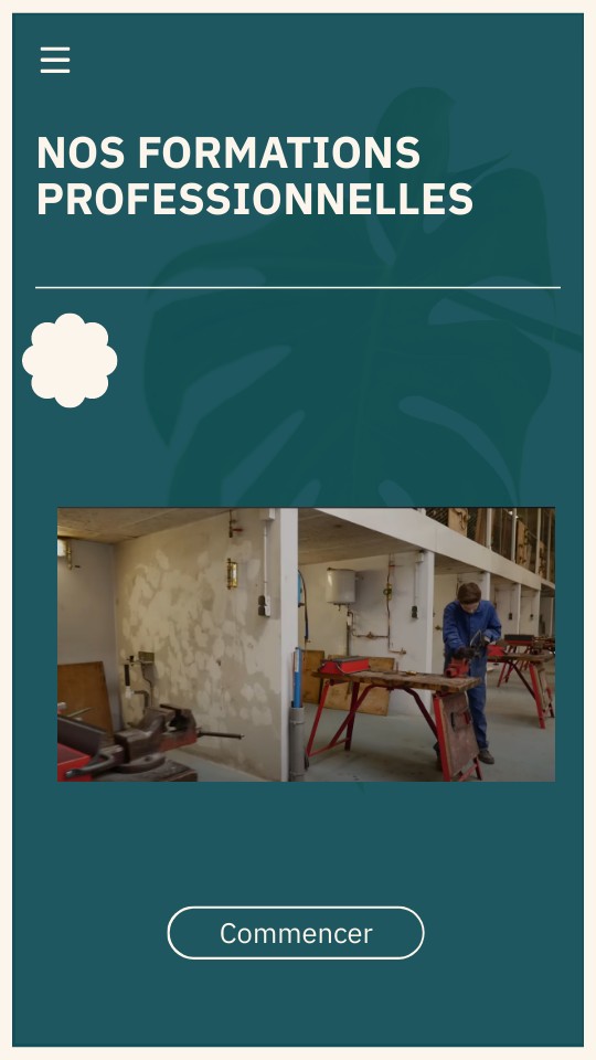 Formations professionnelles en construction | Genially