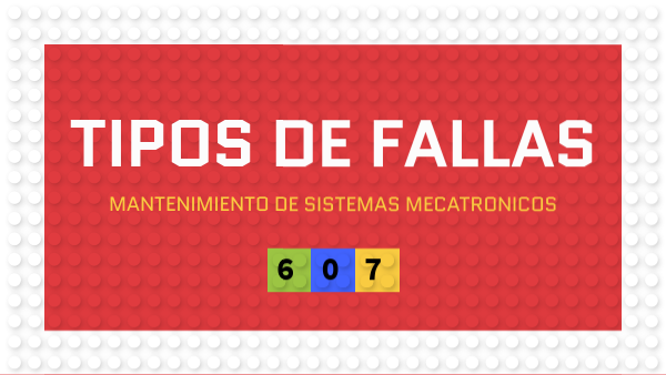 Tipos de Fallas 607-608