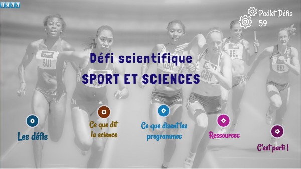 Défi Sport et Sciences | Genially